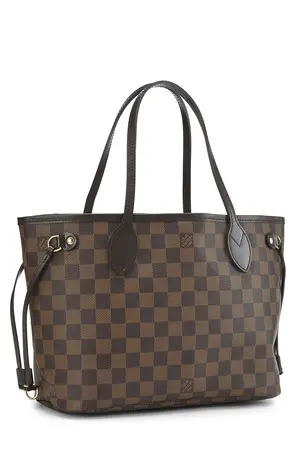 LOUIS VUITTON Damier Ebene Tote - Brown