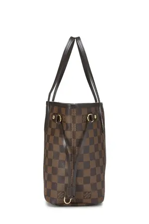 LOUIS VUITTON Damier Ebene Tote - Brown