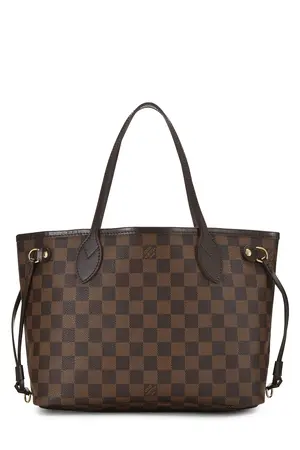 LOUIS VUITTON Damier Ebene Tote - Brown