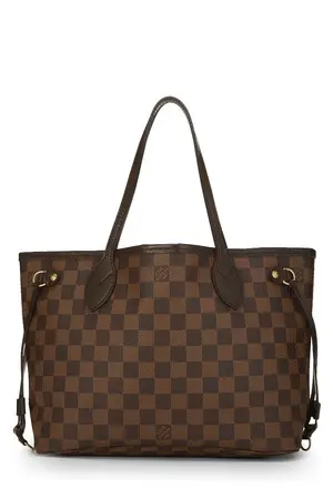 LOUIS VUITTON Damier Ebene Tote - Brown