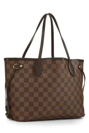 LOUIS VUITTON Damier Ebene Tote - Brown