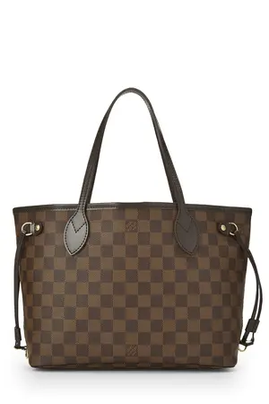 LOUIS VUITTON Damier Ebene Tote - Brown