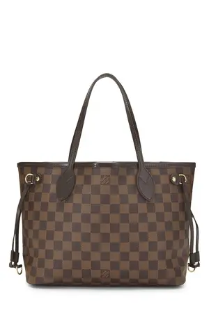 LOUIS VUITTON Damier Ebene Tote - Brown