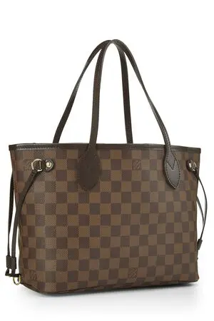 LOUIS VUITTON Damier Ebene Tote - Brown