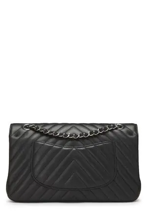 Chanel Chevron Lambskin Classic Double Flap Medium