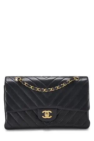 CHANEL Chanel Chevron Lambskin Classic Double Flap Medium