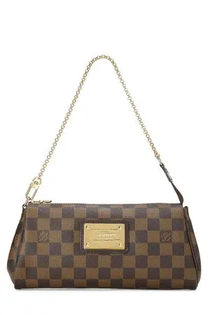LOUIS VUITTON Damier Ebene Eva - Brown