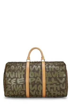 LOUIS VUITTON Stephen Sprouse X Monogram Graffiti Keepall 50