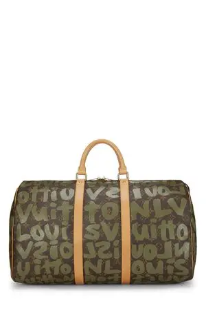 LOUIS VUITTON Stephen Sprouse X Monogram Graffiti Keepall 50