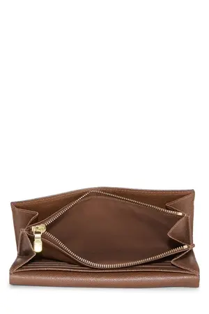 LOUIS VUITTON Monogram Canvas Sarah Wallet - Brown