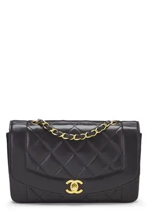 Chanel Quilted Lambskin Diana Flap