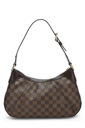 LOUIS VUITTON Damier Ebene Thames Shoulder Bag - Brown