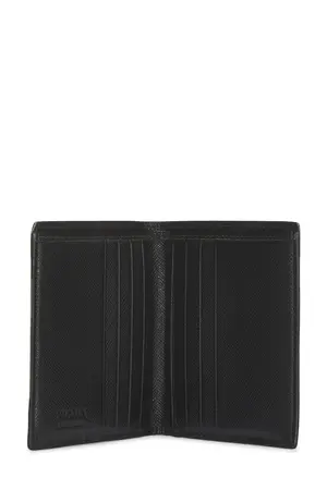 Prada Saffiano Bifold Wallet - Black