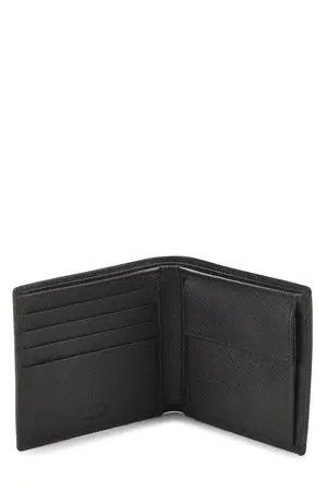 Prada Saffiano Bifold Wallet - Black
