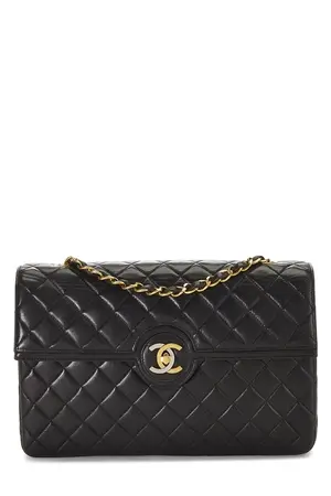 CHANEL Quilted Lambskin Paris Limited Double Flap Medium