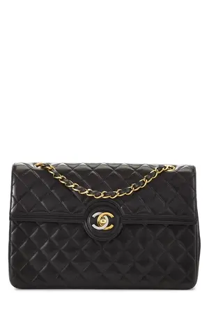 CHANEL Quilted Lambskin Paris Limited Double Flap Medium