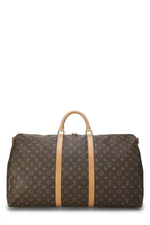 LOUIS VUITTON Monogram Keepall Bandouliere 60 - Brown