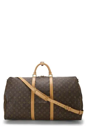 LOUIS VUITTON Monogram Keepall Bandouliere 60 - Brown