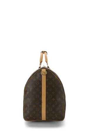 LOUIS VUITTON Monogram Keepall Bandouliere 60 - Brown