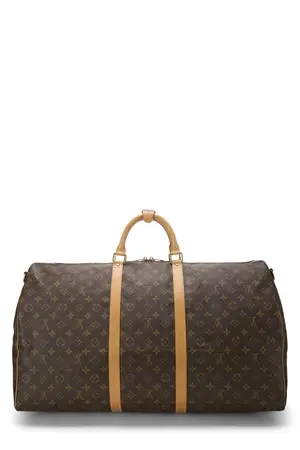 LOUIS VUITTON Monogram Keepall Bandouliere 60 - Brown