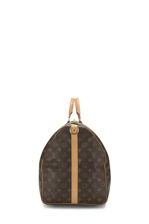 LOUIS VUITTON Monogram Keepall Bandouliere 60 - Brown