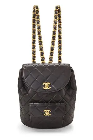 CHANEL Quilted Lambskin 'CC' Classic Backpack Medium