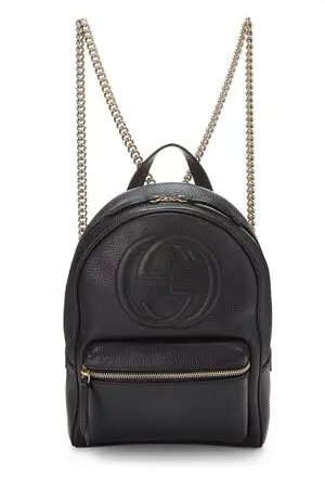 Gucci Leather Soho Chain Backpack