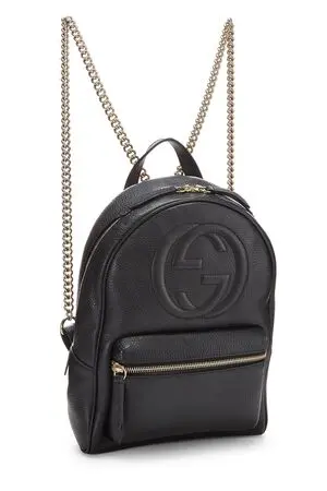 Gucci Leather Soho Chain Backpack