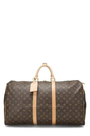 Louis Vuitton Keepall Gold Tone Travel Bags