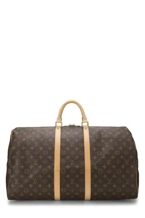 LOUIS VUITTON Monogram Keepall 55 - Brown