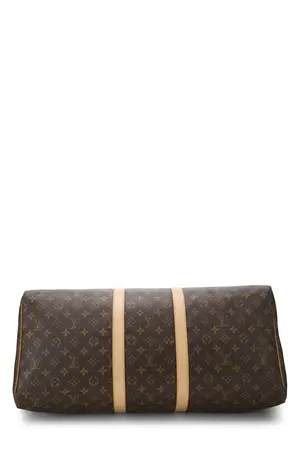 LOUIS VUITTON Monogram Keepall 55 - Brown