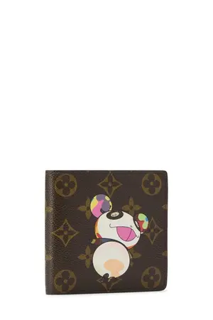 LOUIS VUITTON Takashi Murakami X Monogram Canvas Panda Marco Wallet