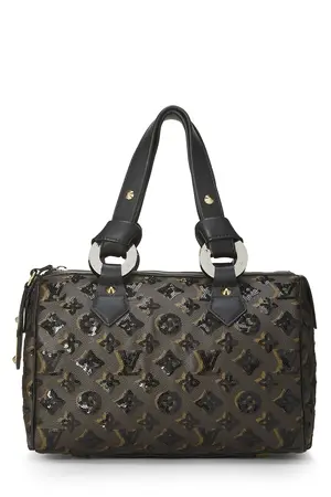 LOUIS VUITTON Monogram Eclipse Speedy 30 - Black