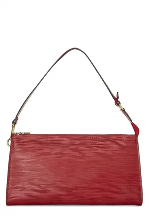 LOUIS VUITTON Epi Pochette Accessoires - Red