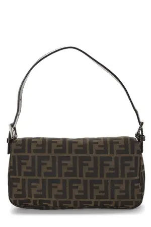 Fendi Zucca Canvas Baguette - Brown