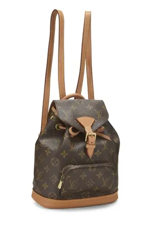 LOUIS VUITTON Monogram Montsouris Backpack - Brown