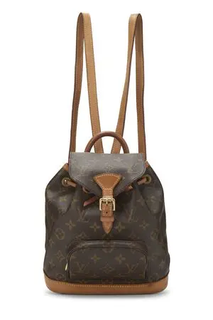 LOUIS VUITTON Monogram Montsouris Backpack - Brown