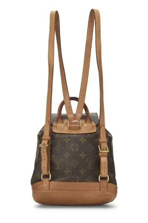 LOUIS VUITTON Monogram Montsouris Backpack - Brown