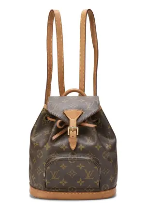 LOUIS VUITTON Monogram Montsouris Backpack - Brown