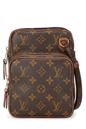 LOUIS VUITTON Comme Des Garçons Monogram Canvas Sac 2 Poches - Brown