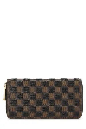 LOUIS VUITTON Damier Paillettes Zippy Continental