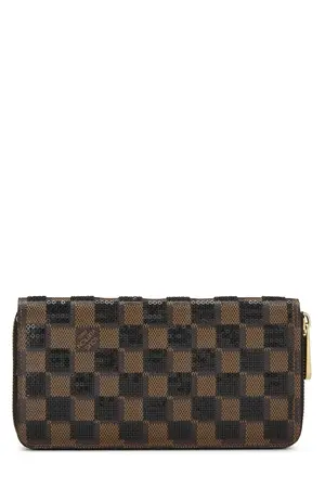 LOUIS VUITTON Damier Paillettes Zippy Continental