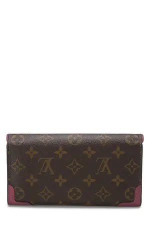 LOUIS VUITTON Monogram Canvas Sarah Retiro Wallet - Purple