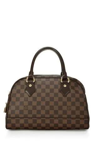 LOUIS VUITTON Damier Ebene Duomo Top Handle Bag