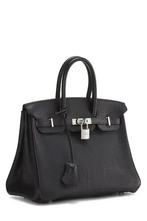 Hermès Togo Birkin 25 Handbag - Black