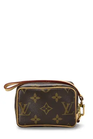 LOUIS VUITTON Monogram Canvas Wapity Case - Brown