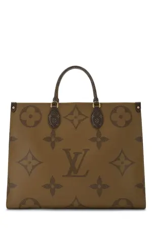 LOUIS VUITTON Giant Monogram On The Go - Brown