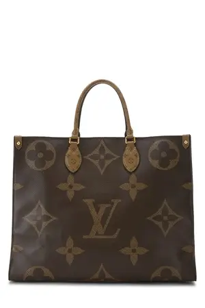 LOUIS VUITTON Giant Monogram On The Go - Brown