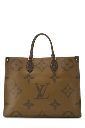 LOUIS VUITTON Giant Monogram On The Go - Brown
