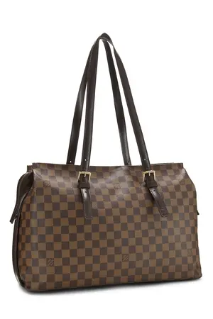 LOUIS VUITTON Damier Ebene Chelsea Shoulder Bag - Brown